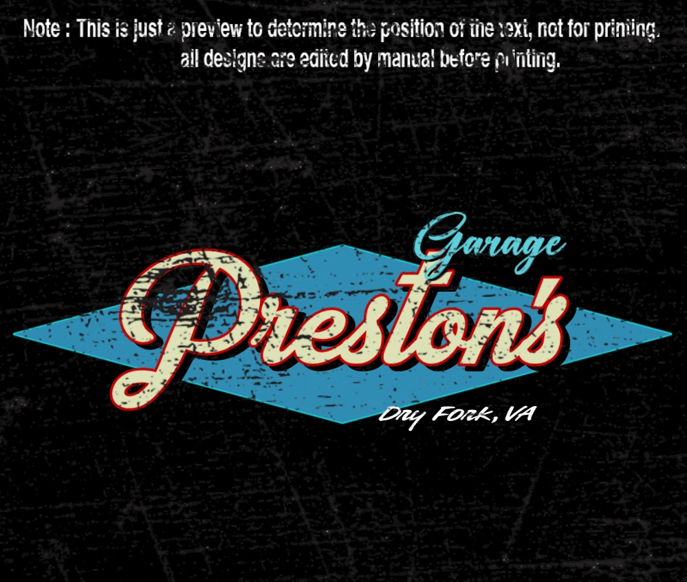 personalized fix it shop vinyl sticker 10399 - Rustypod Store